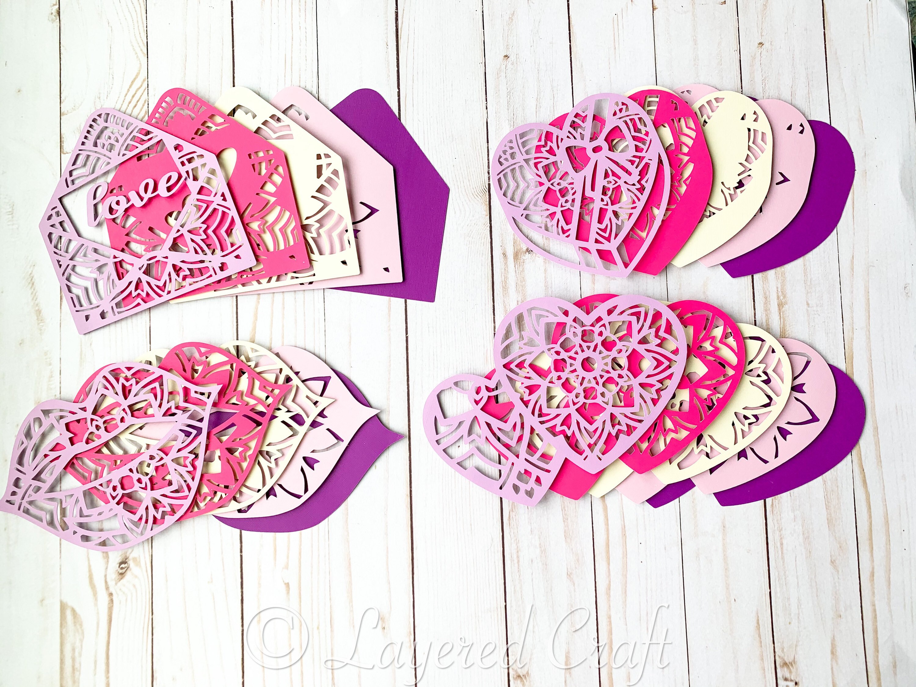 Valentine's Day Decorations Craft Bundle DIY Valentine - Etsy