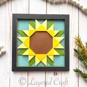 Quilt Block Layered Quilt 3D Shadow Box Quilt Pattern 3D Shadowbox ...