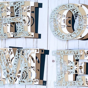 3D SVG HOME Layered House Mandala Bundle Digital Cut File - Etsy