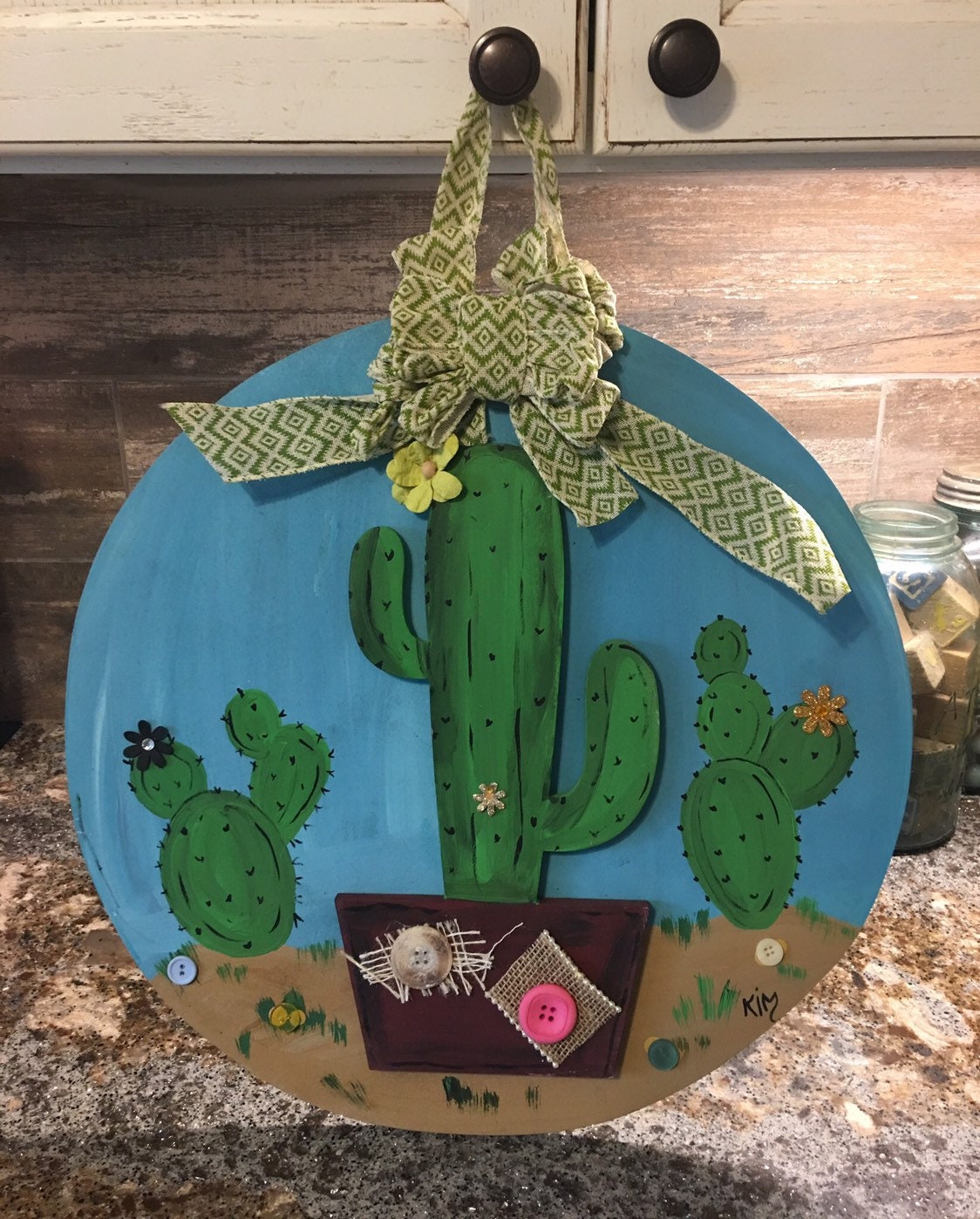 Door Hanger, Cactus, - Etsy