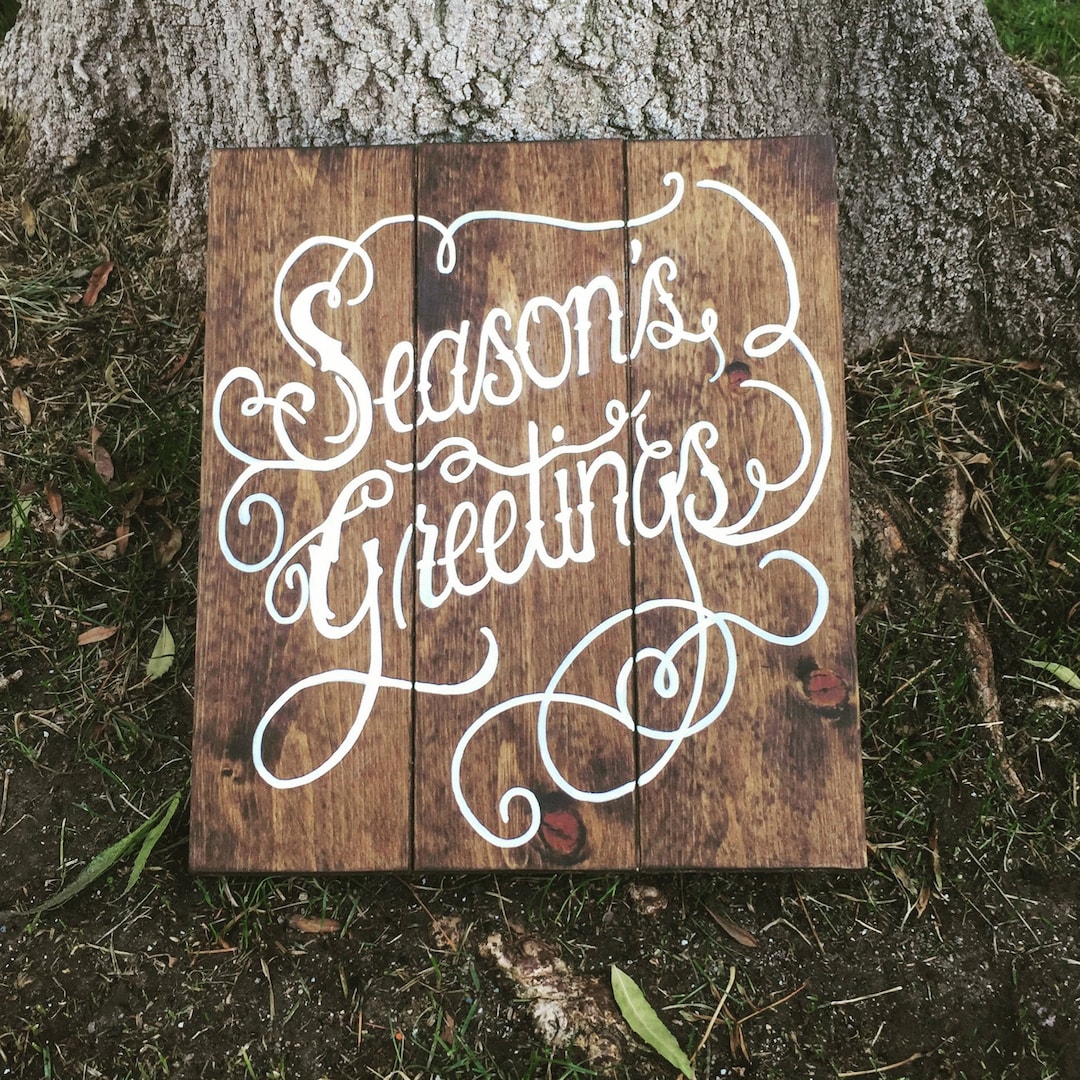 Customizable Calligraphy Wooden Sign - Etsy