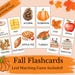 Autumn Flashcard Set: Printable Learning Cards for Fall Activities ...