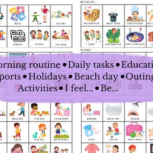 Editable Daily Routine Cards for Kids | Montessori-inspired Visual ...