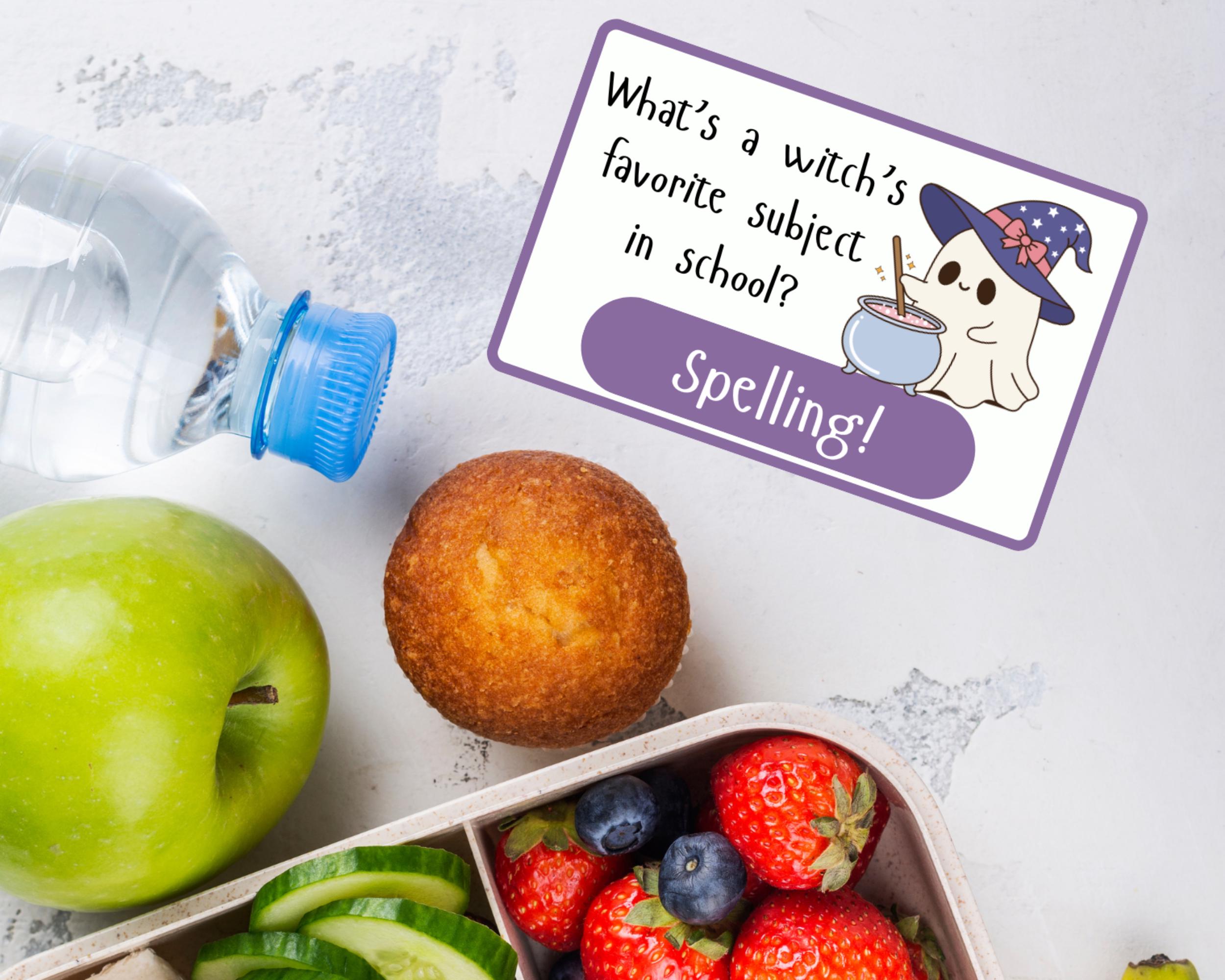 40 Cute Halloween Jokes for Kids | Printable Lunchbox Notes | Fun ...