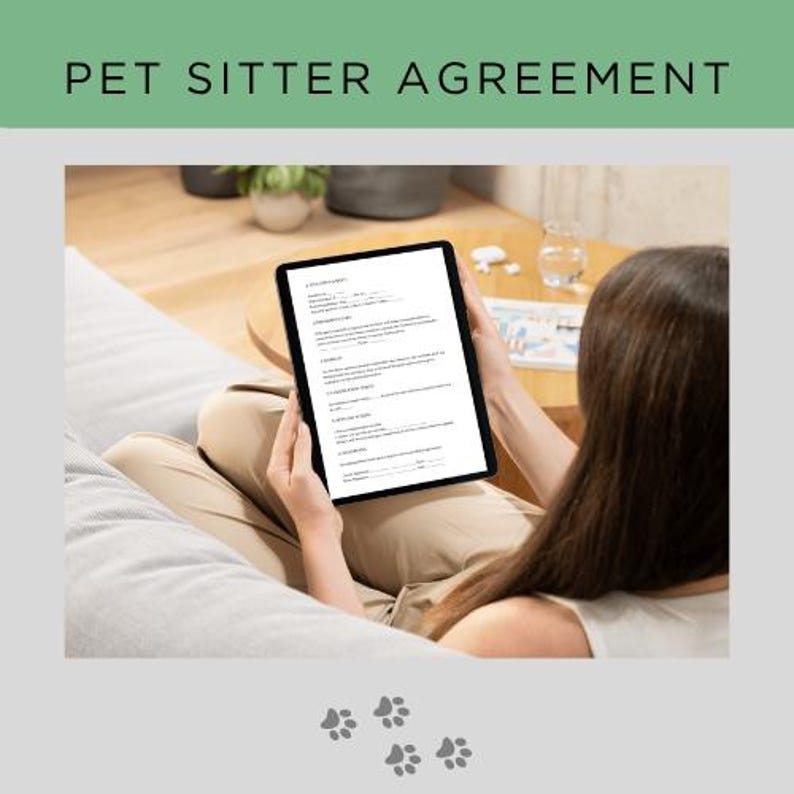 Editable Pet Sitter Forms Bundle | House, Pet & Personal Info ...