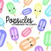 Popsicle Clipart, Ice Cream Graphics, Cute Kawaii Clipart, Summer ...