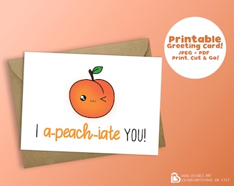 Printable Cute Food Thank You Pun Greeting Card Employee | Etsy