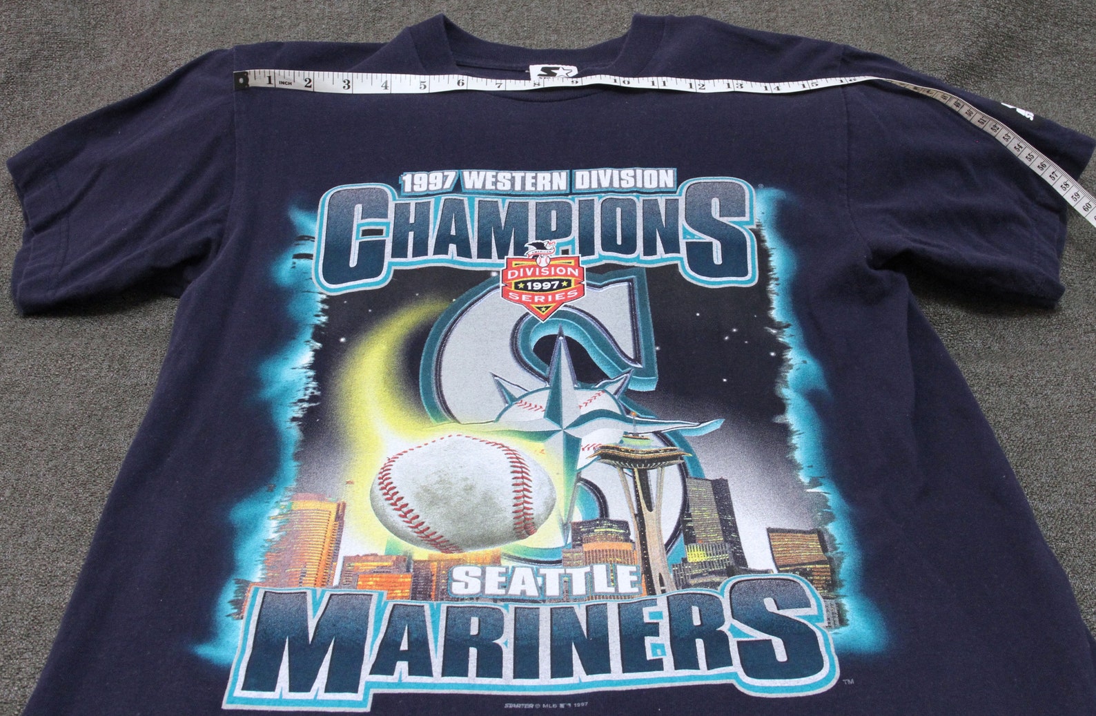 NOS 1997 Seattle Mariners A.L. West Division Champs T-shirt - Etsy