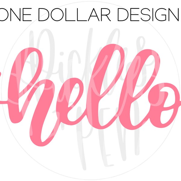 One Dollar Svg - Etsy