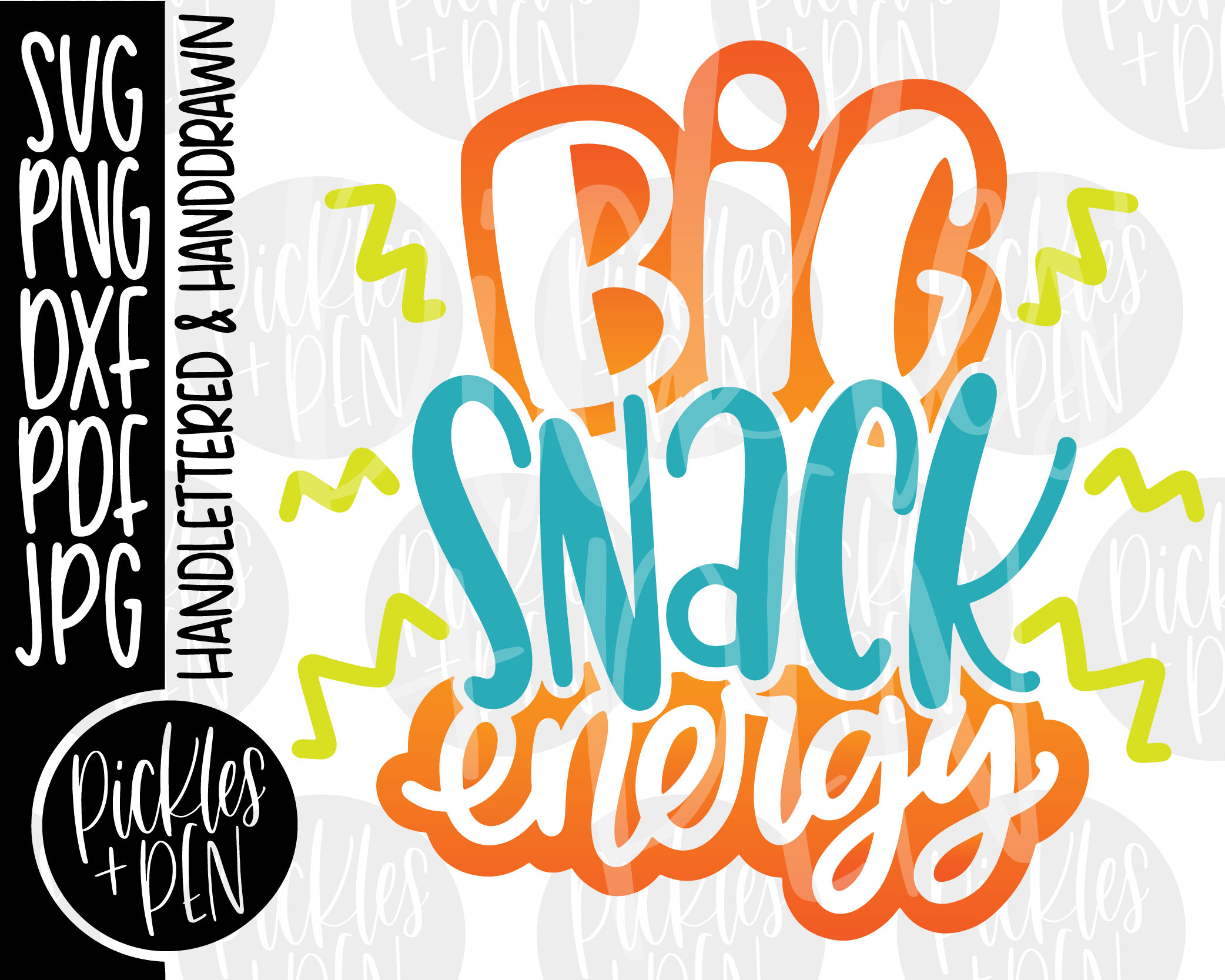 Kids snack svg big snack energy tshirt cutting files - Etsy.de