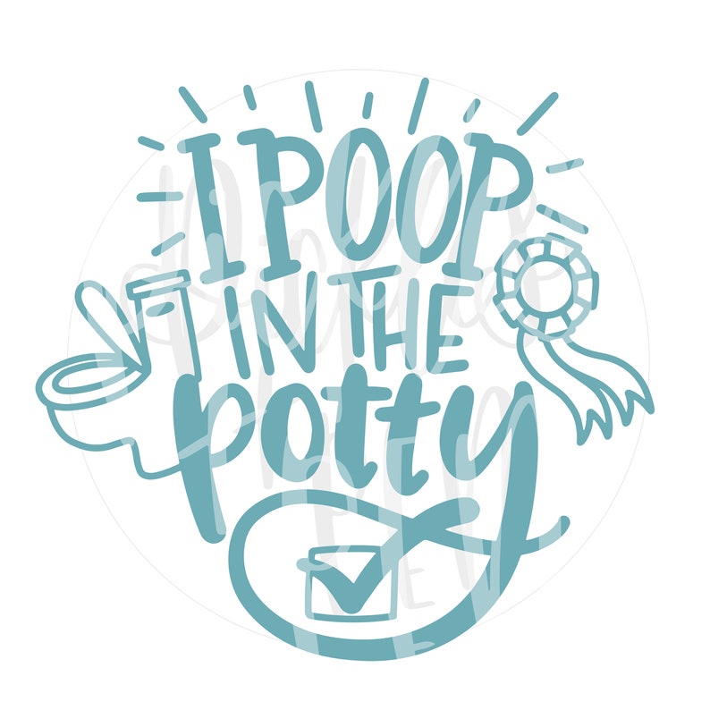 Potty Training Svg I Poop in the Potty Toddler Svg Kids - Etsy