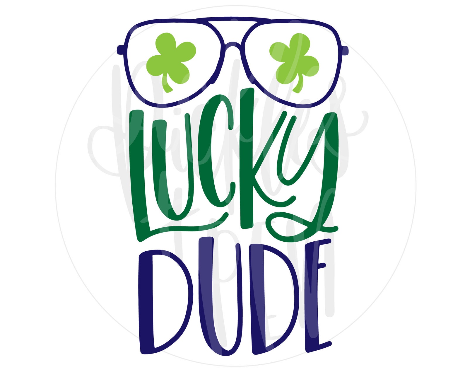 Lucky Dude Svg Sunglasses Svg Cool Dude Svg Aviator Etsy