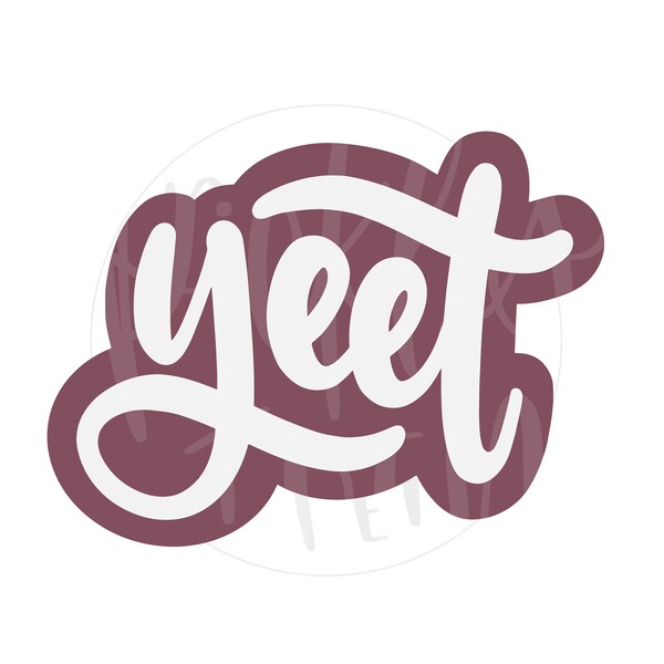 Yeet Svg - Etsy