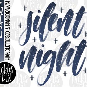 Silent Night Clipart Full Color Png Stars Png - Etsy
