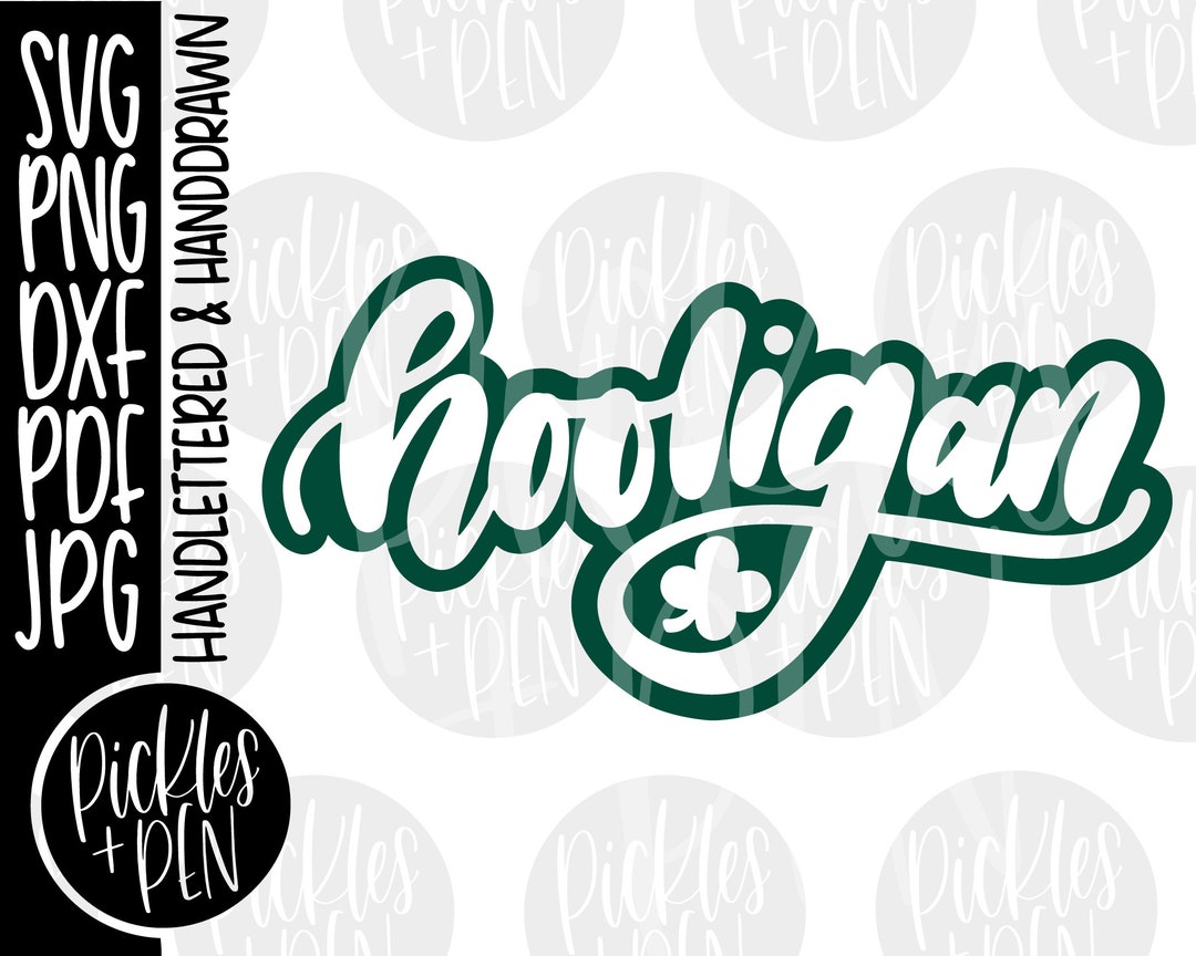 Hooligan Svg Kids St Patricks Day Svg St Paddys Shirt Svg - Etsy