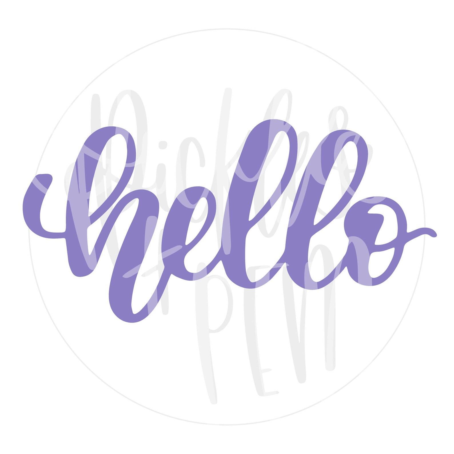 Hello Cut File Hand Lettered Hello One Dollar Cut File - Etsy