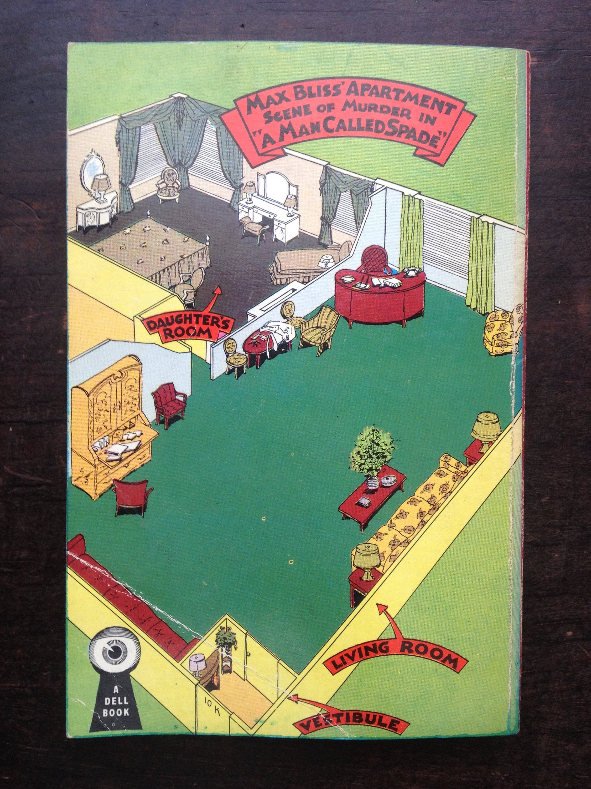 Dashiell Hammett A Man Called Spade Dell Mapback Hard-boiled Pulp ...