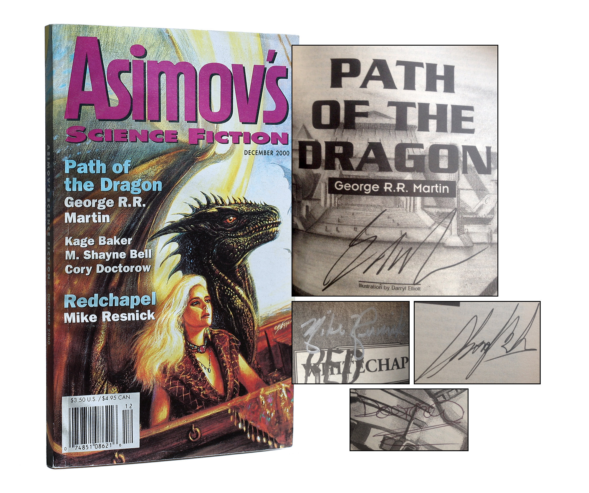 George R.R. Martin Signed Asimov's Science Fiction - Etsy