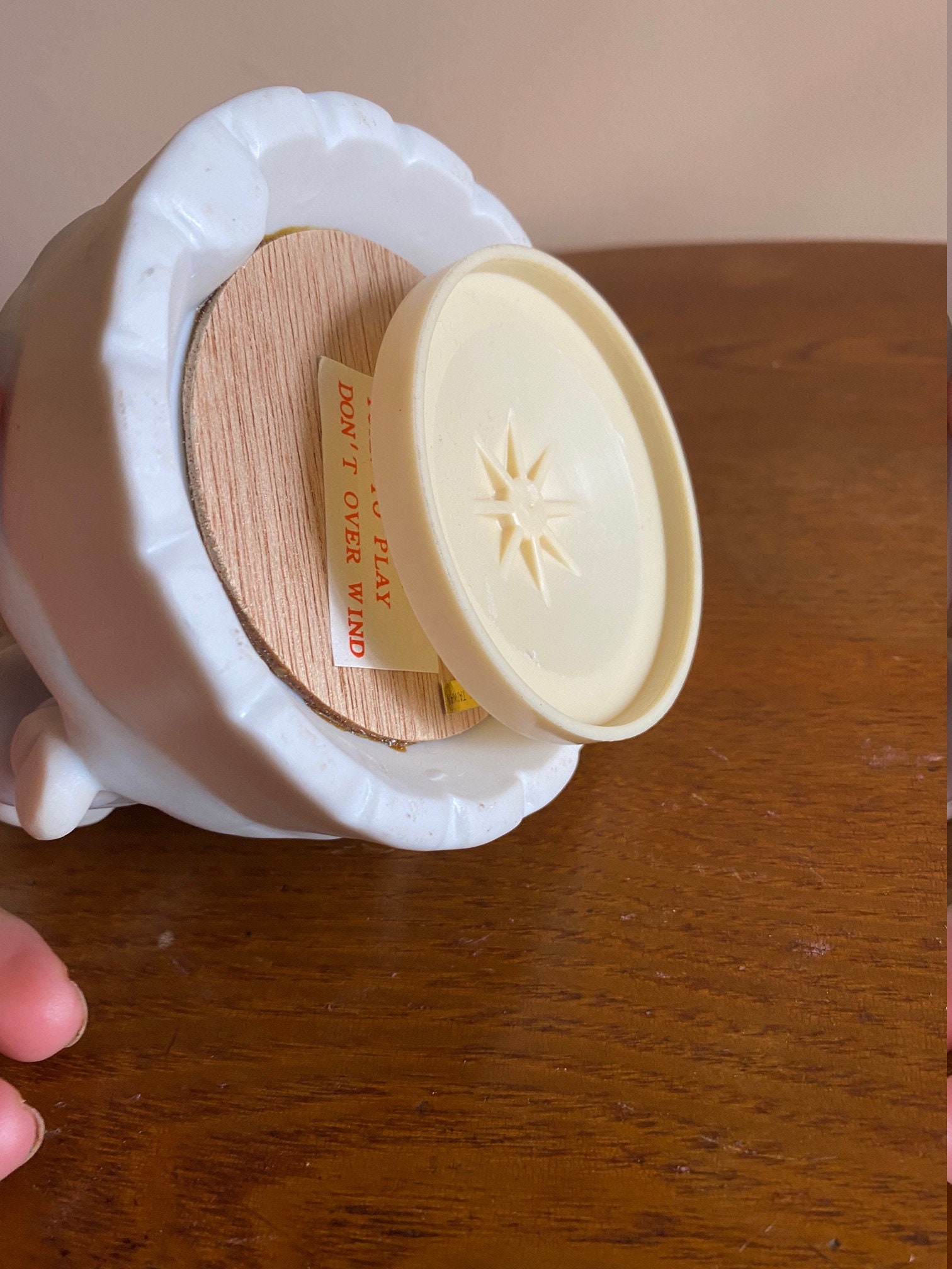 Vintage Ceramic Music Box With Children Decorating the - Etsy