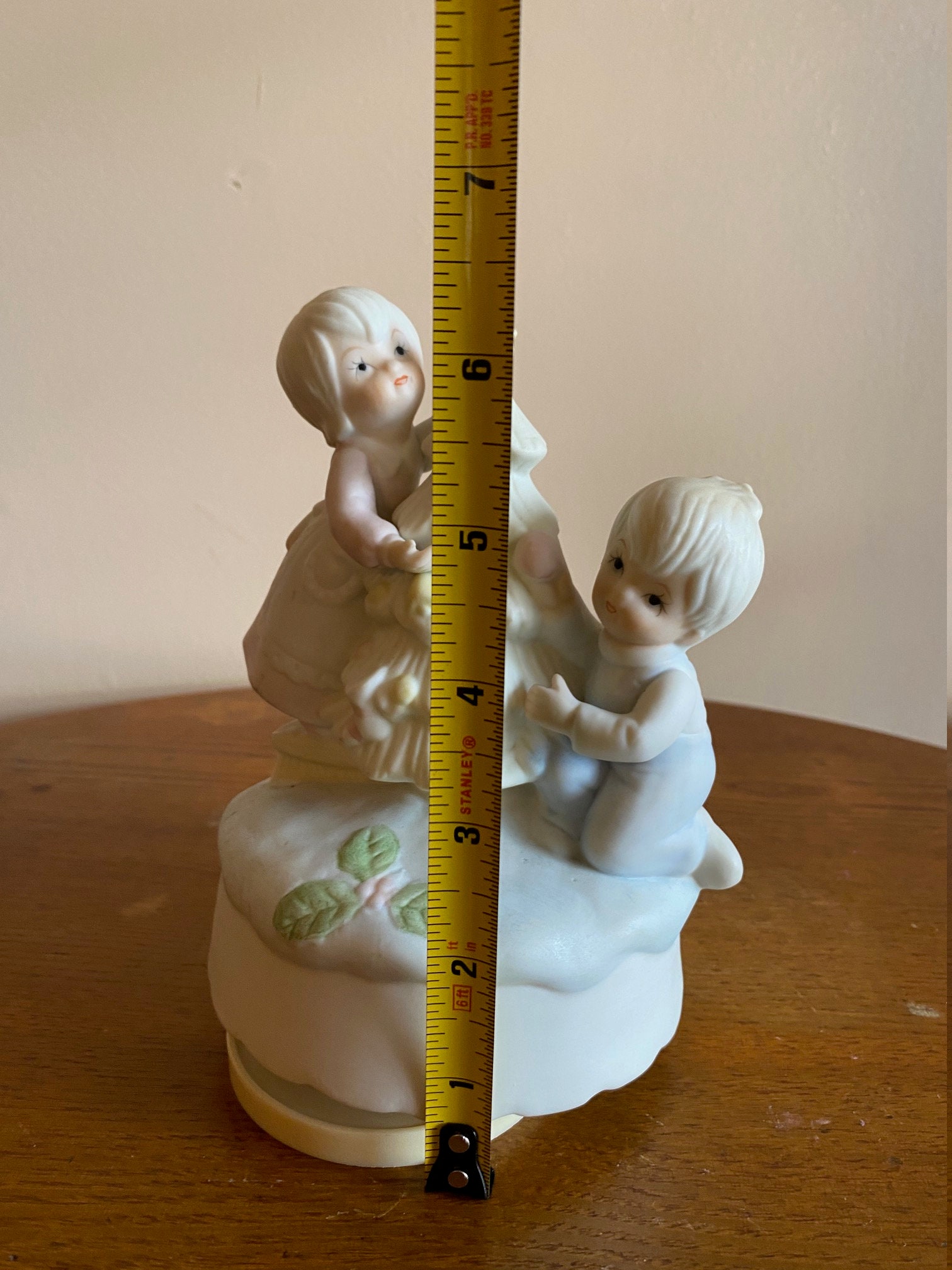 Vintage Ceramic Music Box With Children Decorating the - Etsy