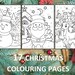 Christmas Colouring Book, Christmas Colouring Pages, Kids Christmas ...