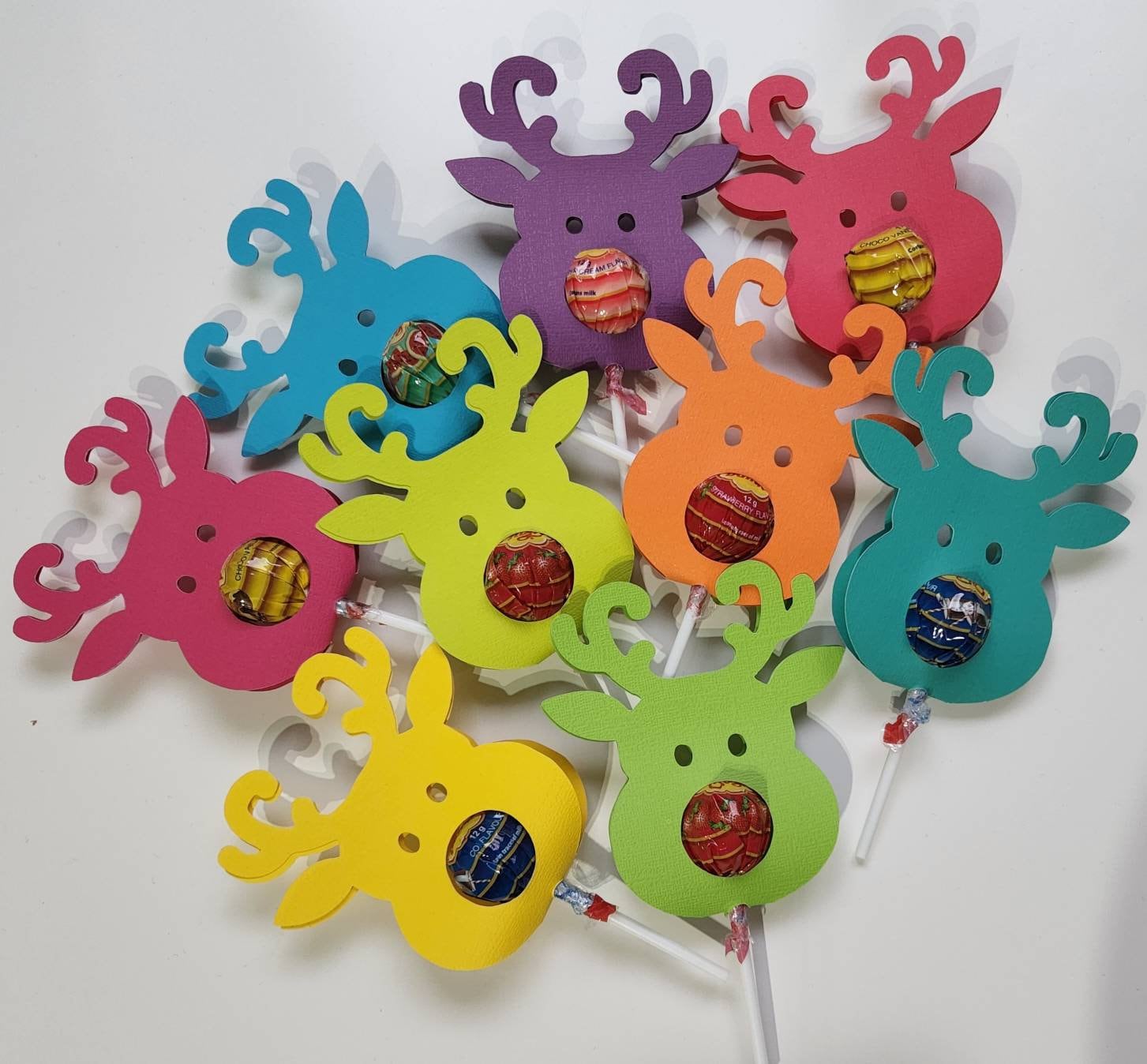 Reindeer Lollipop Holder Christmas Class Gift Christmas Lollipop Holder ...