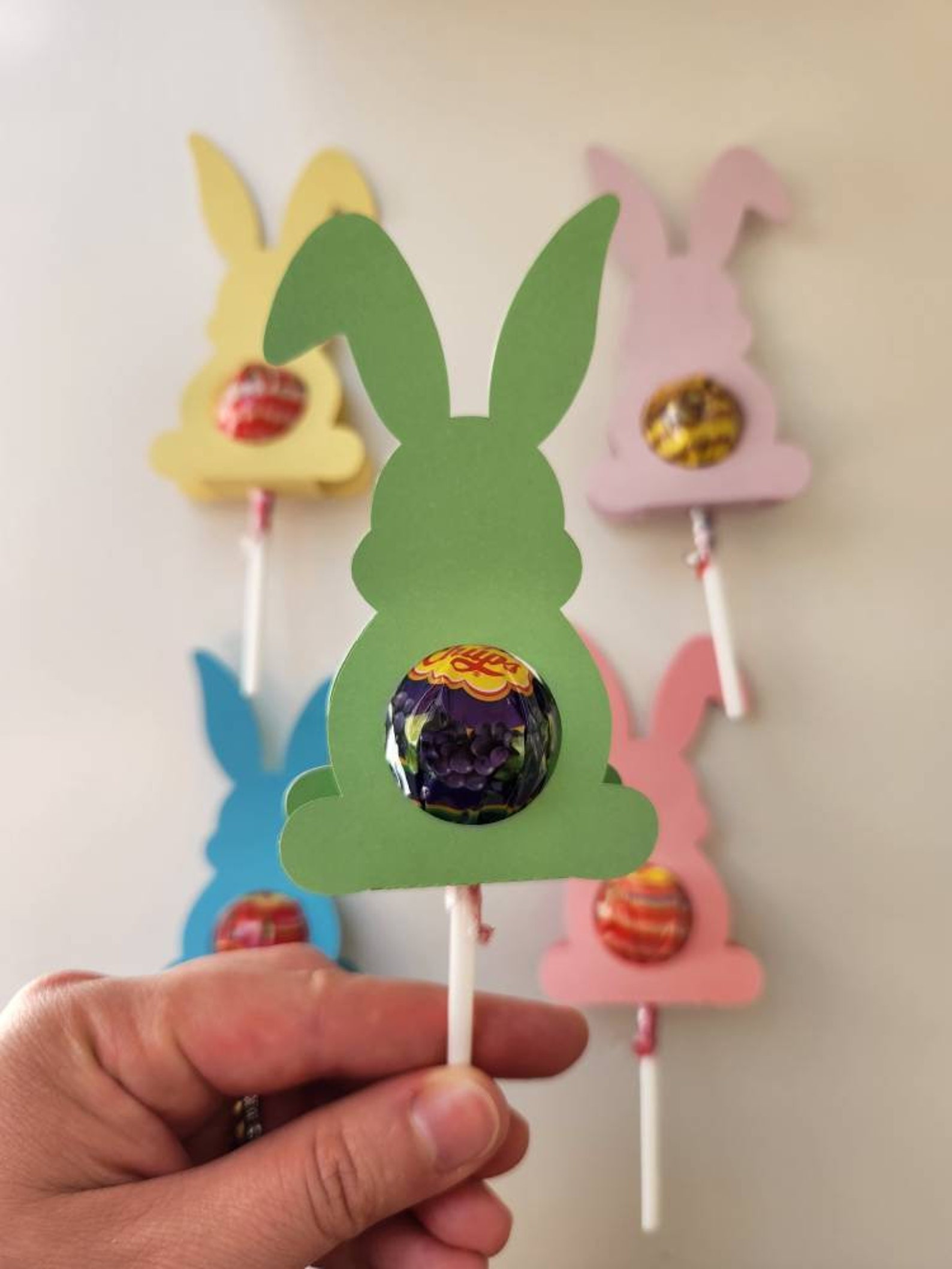 Bunny Lollipop Holder, Easter Gift, Easter Class Gift, Easter Lollipop ...