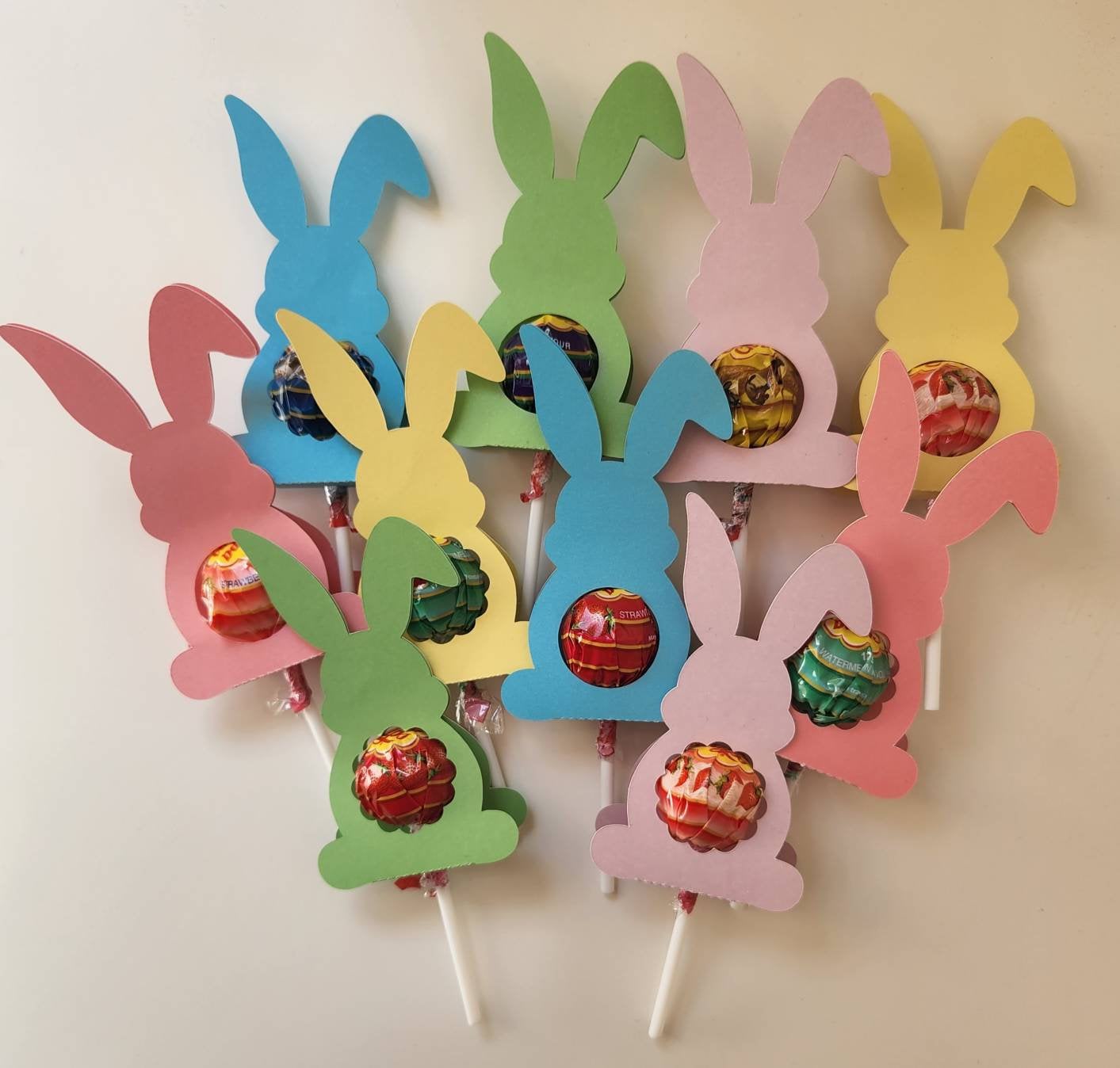 Bunny Lollipop Holder, Easter Gift, Easter Class Gift, Easter Lollipop ...