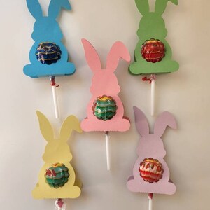 Bunny Lollipop Holder, Easter Gift, Easter Class Gift, Easter Lollipop ...