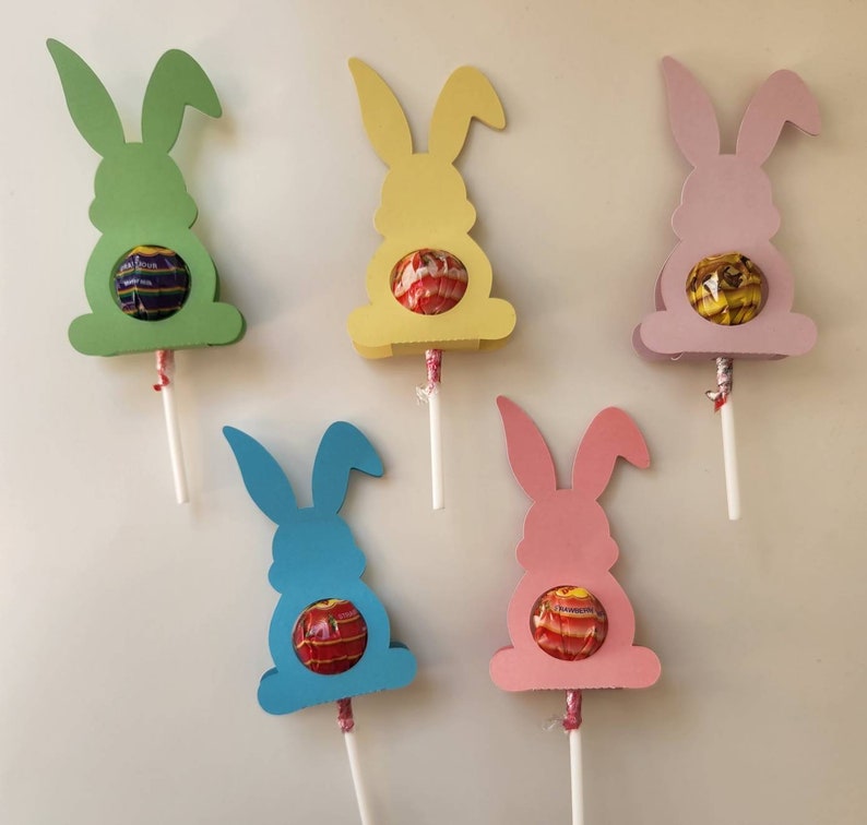 Bunny Lollipop Holder, Easter Gift, Easter Class Gift, Easter Lollipop ...