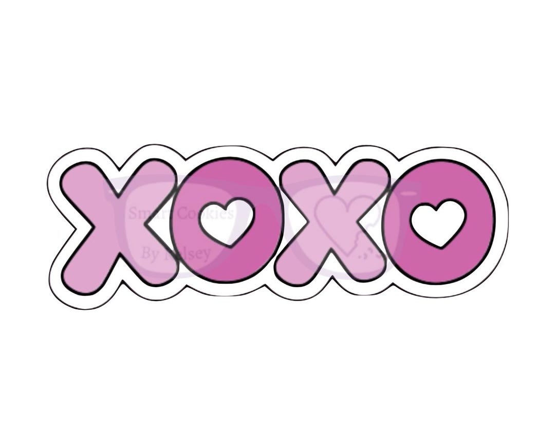 XOXO Cookie Cutter - Valentine's Cookie Cutter - Etsy