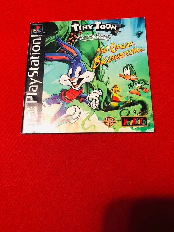 Tiny Toons Adventures the Great Beanstalk PS1 Playstation | Etsy