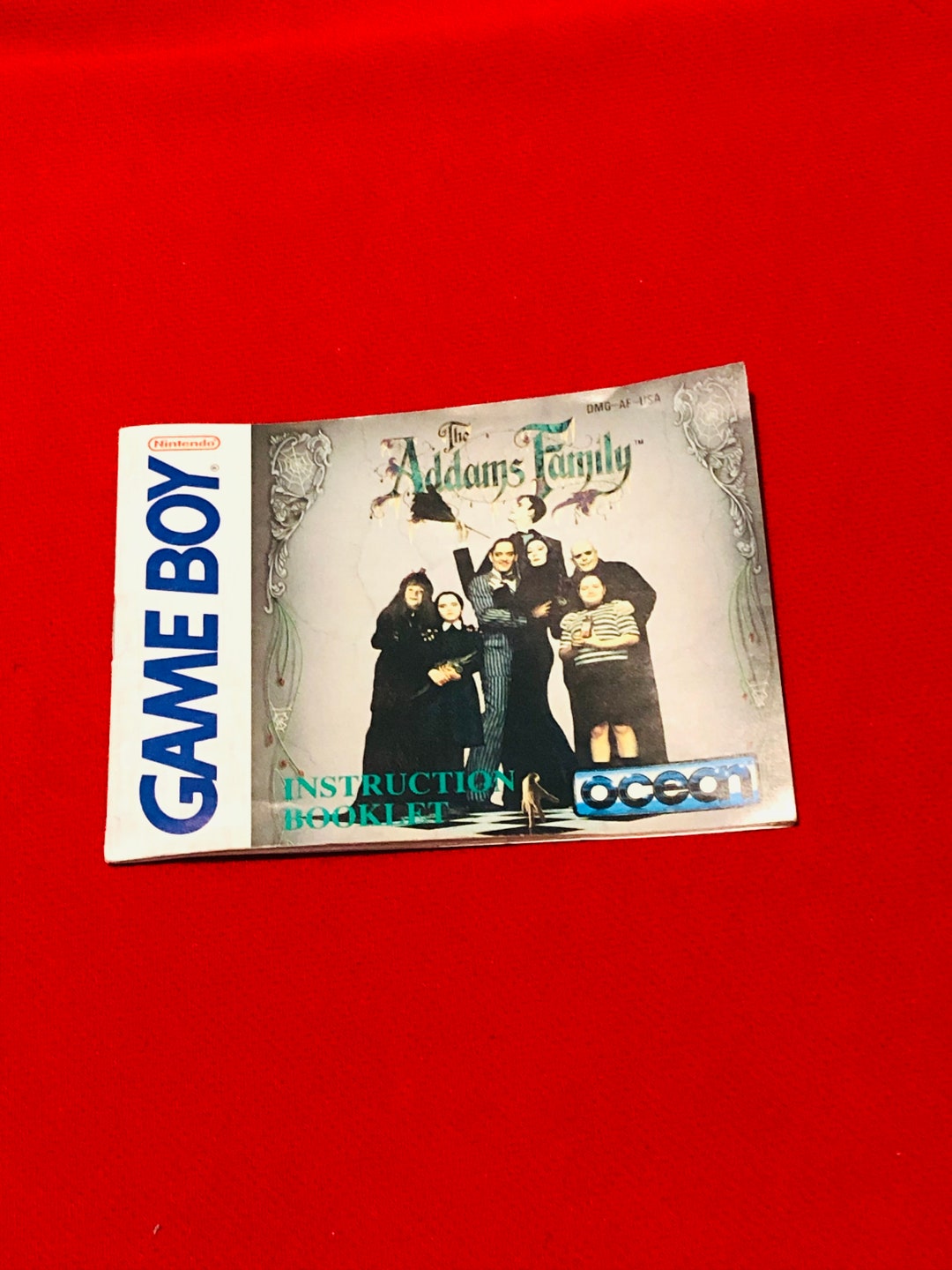 1991 the Addams Family! Original Game Boy 1990s Manual Only! No Game ...