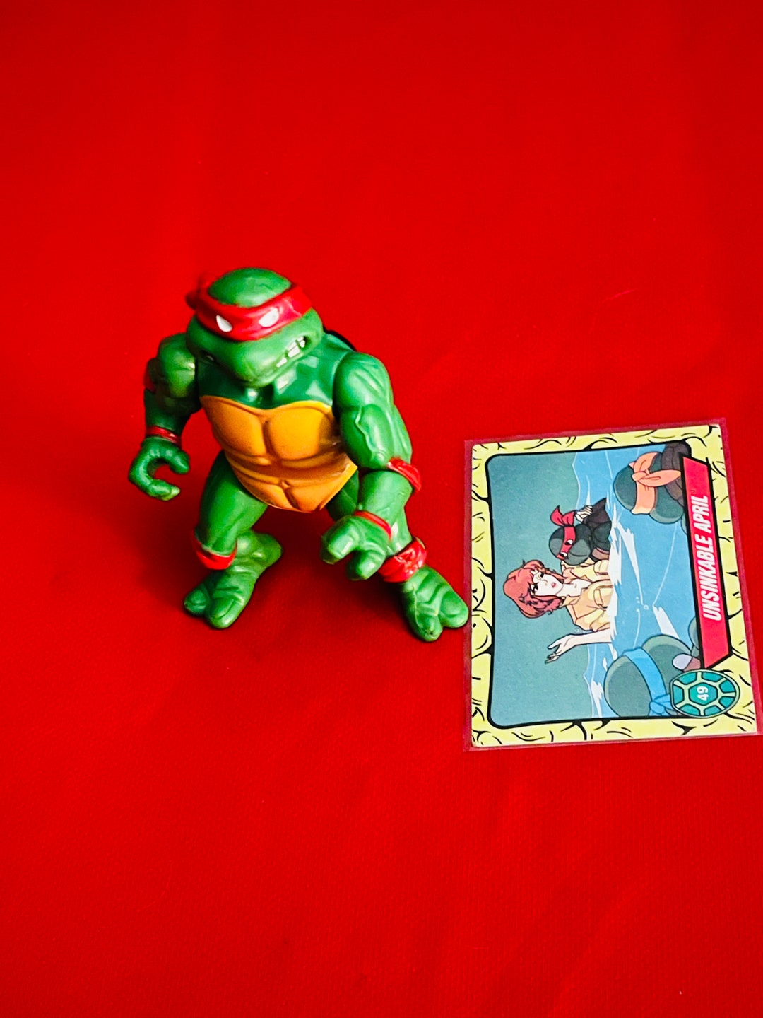1988 Raphael TMNT Hard Head Teenage Mutant Ninja Turtle Action Figure ...