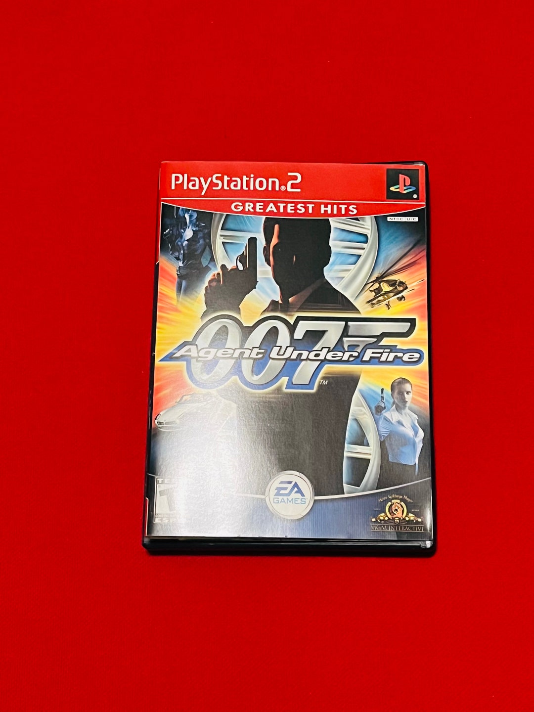2001 PS2 James Bond 007 Agent Under Fire,rare! Vintage Playstation 2 ...