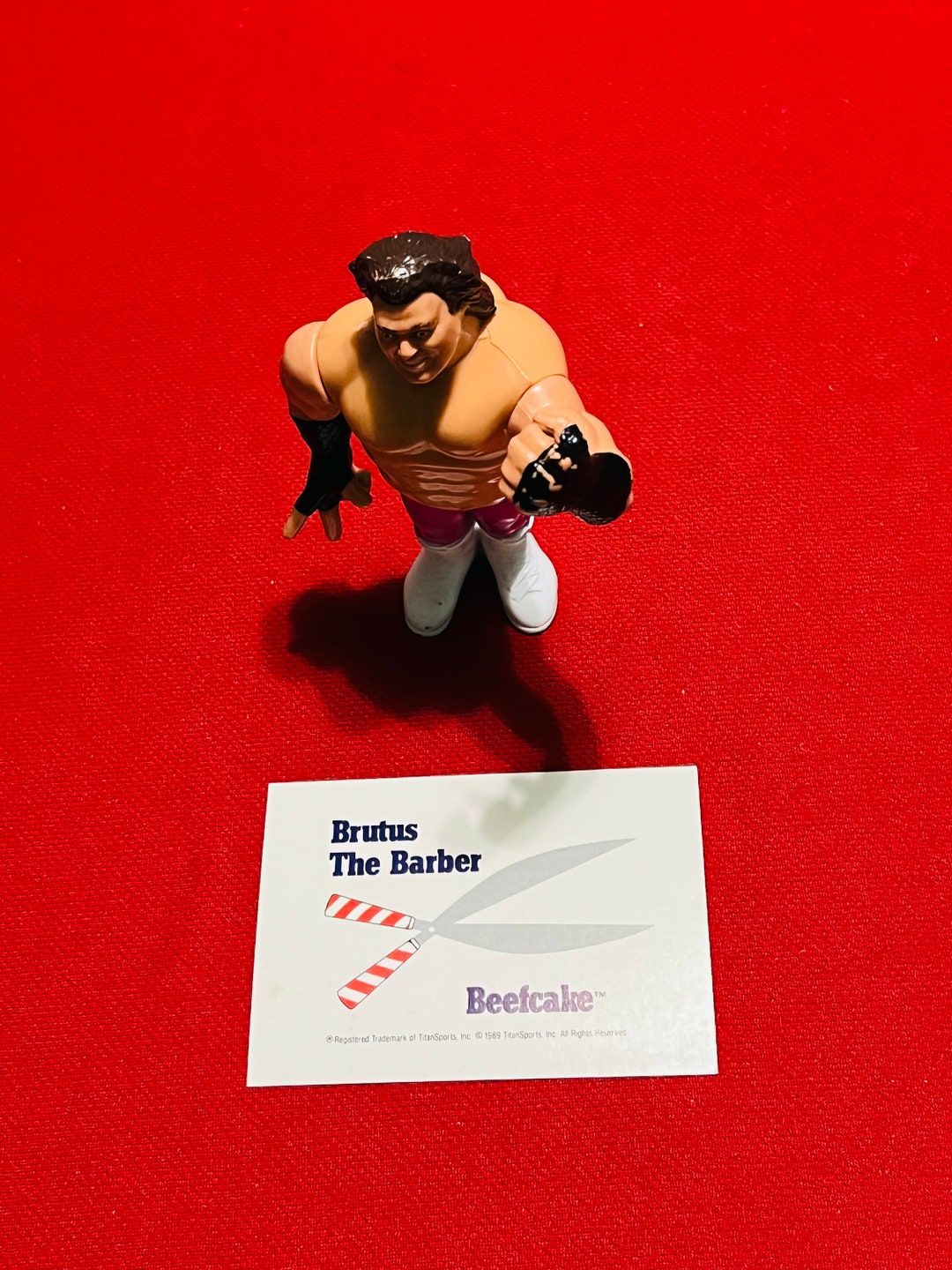 WWF Brutus the Barber Beefcake 1990s series 1 WWF Hasbro - Etsy
