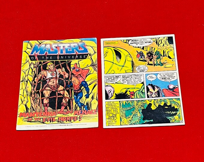 He-man 1 Mini Comic Masters of the Universe 1984 Comic,vintage Comic ...
