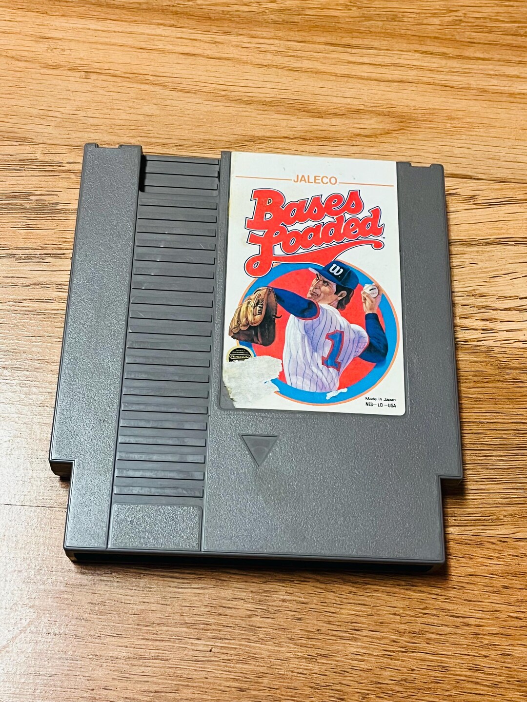 Vintage Bases Loaded Nintendo NES Baseball Game Cartridge! 1980s Tested ...