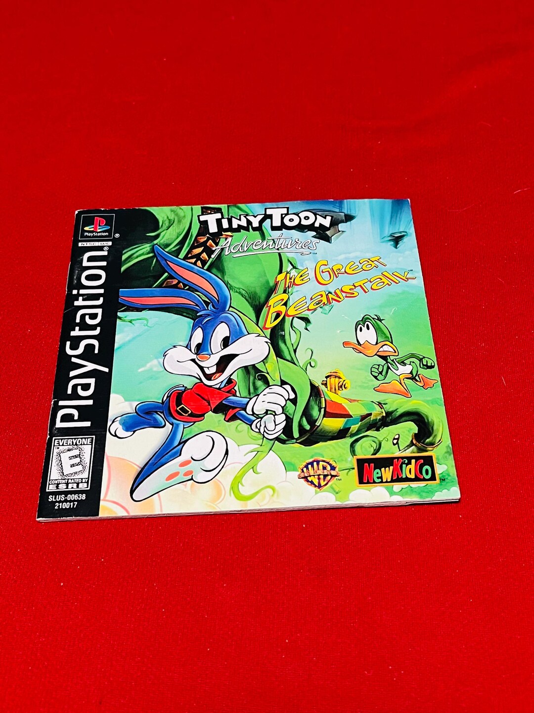 1998 Tiny Toons Adventures the Great Beanstalk PS1 Playstation Original ...