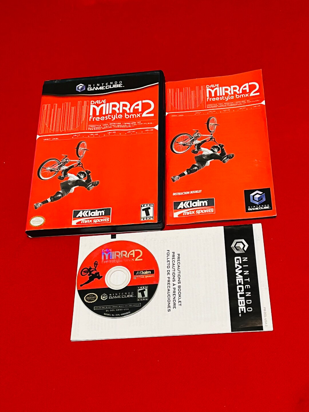 Game Cube Dave Mirra 2 Freestyle BMX Nintendo gamecube 2001 Sports ...