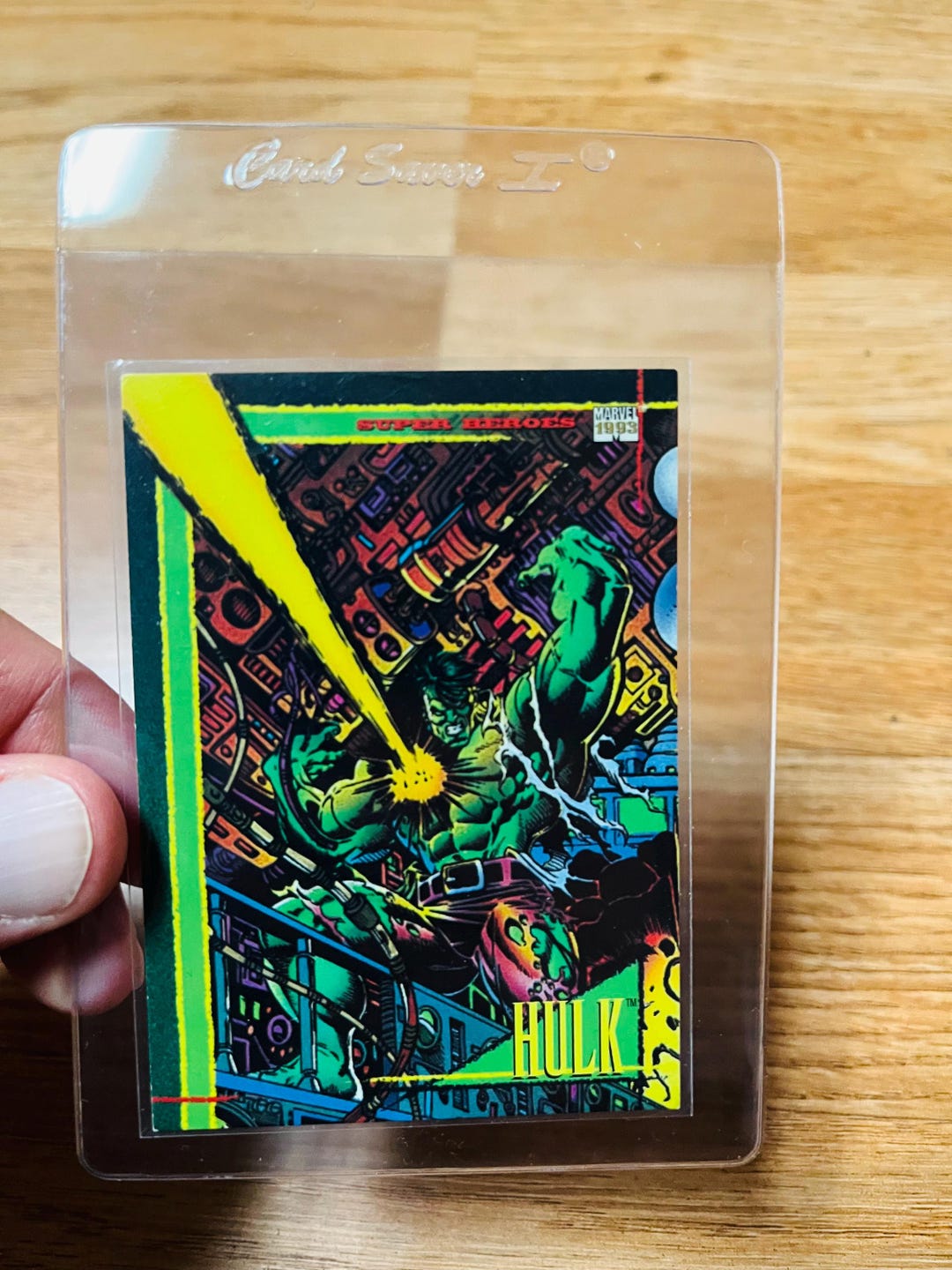 1993 Hulk Series IV Original Trading Card #1 (EXC ) Vintage Super Ally ...