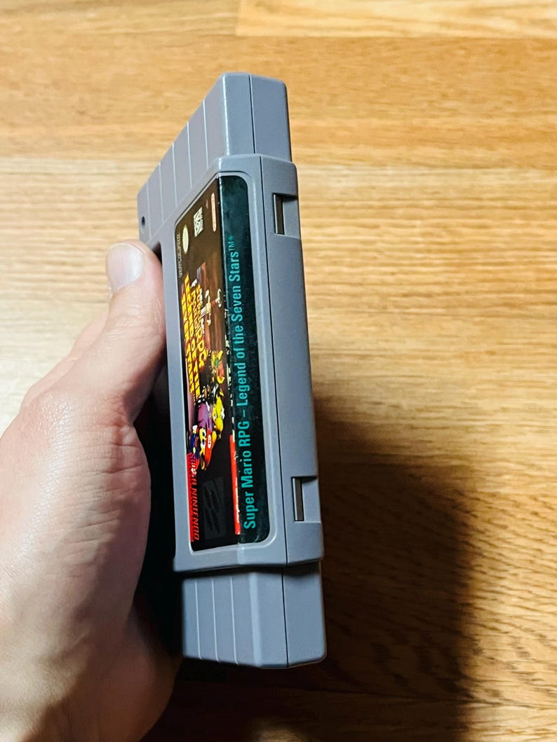 90s SNES Rpg Super Mario Legend of the Seven Stars Nintendo ,original ...