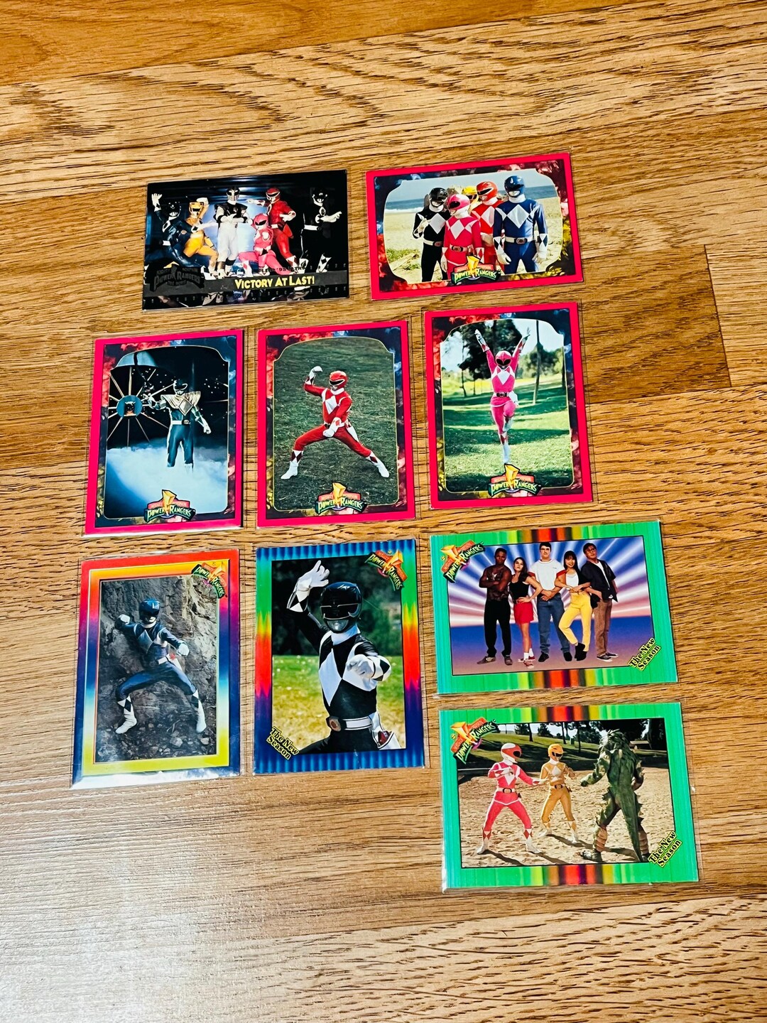 Choose Your Power Rangers 90s Original Trading Card! Red Ranger, Green ...