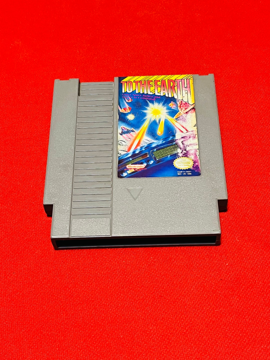 To the Earth Cool 1980s Original Vintage Space NES Nintendo Video Game ...