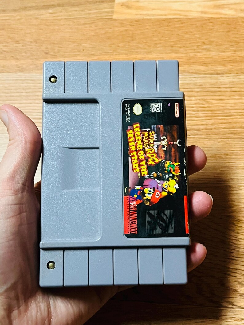 90s SNES Rpg Super Mario Legend of the Seven Stars Nintendo ,original ...