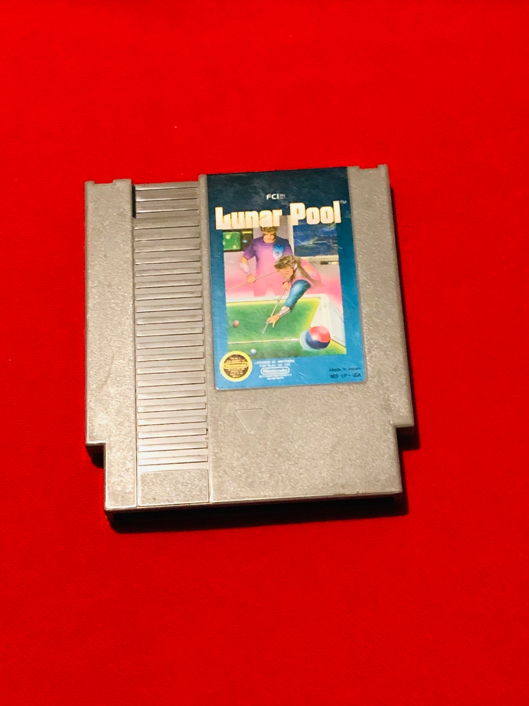 Lunar Pool NES Original Vintage Nintendo Videogame Cartridge, Cleaned ...