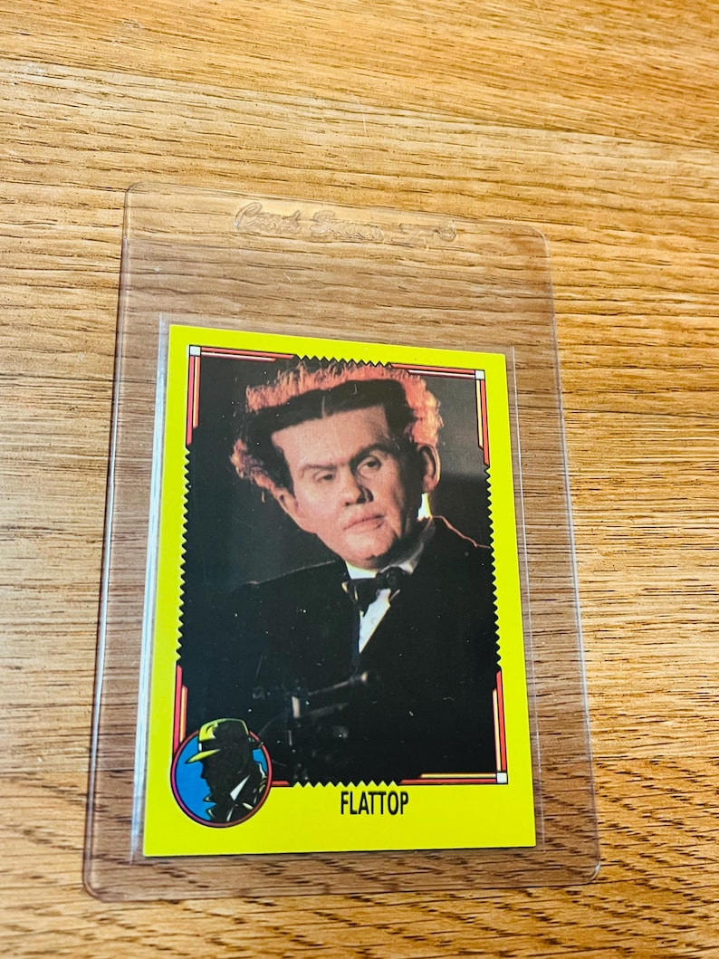 90s Flattop Movie Dick Tracy Series Trading Card #8 (EXC) Vintage 90s Gifts:) Comic Cards ...