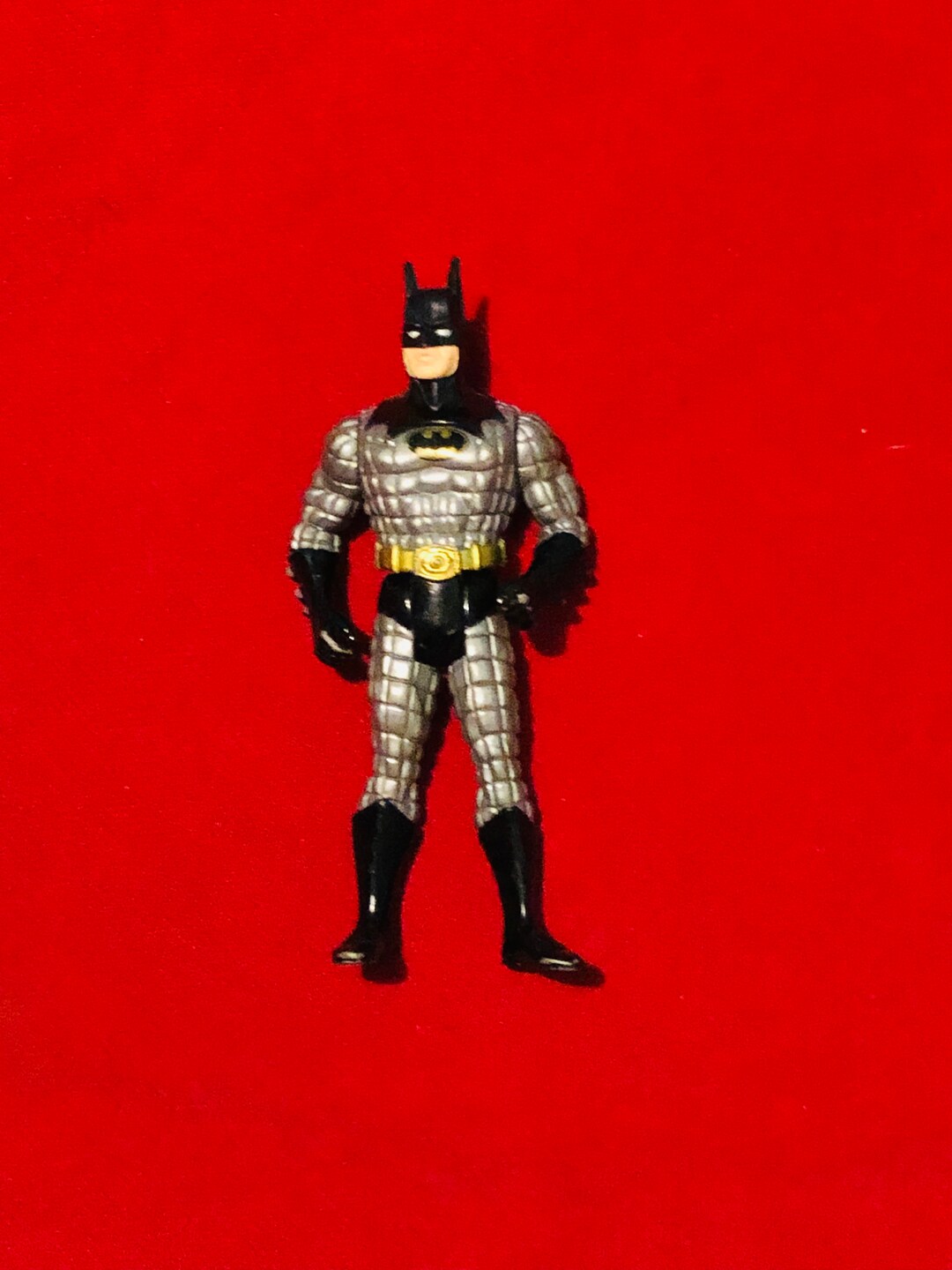 1992 Laser Batman HTF Vintage Batman Action Figure With 1 Trading Card ...