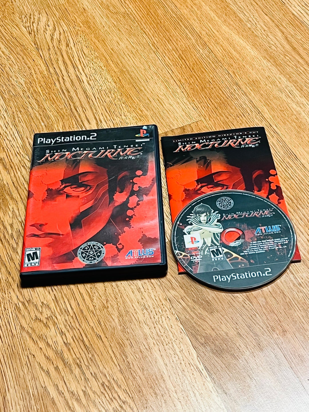 RPG Shin Megami Tensei Nocturne Video Game Original PS2 Playstation 2 ...
