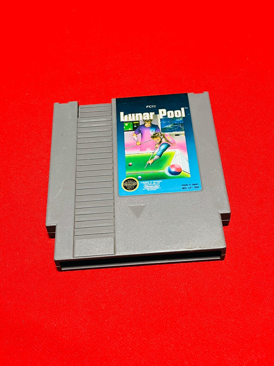 1985 Lunar Pool (NES) Vintage Nintendo Video Game Cartridge, Cleaned N ...